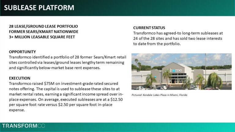 News – Transformco Properties